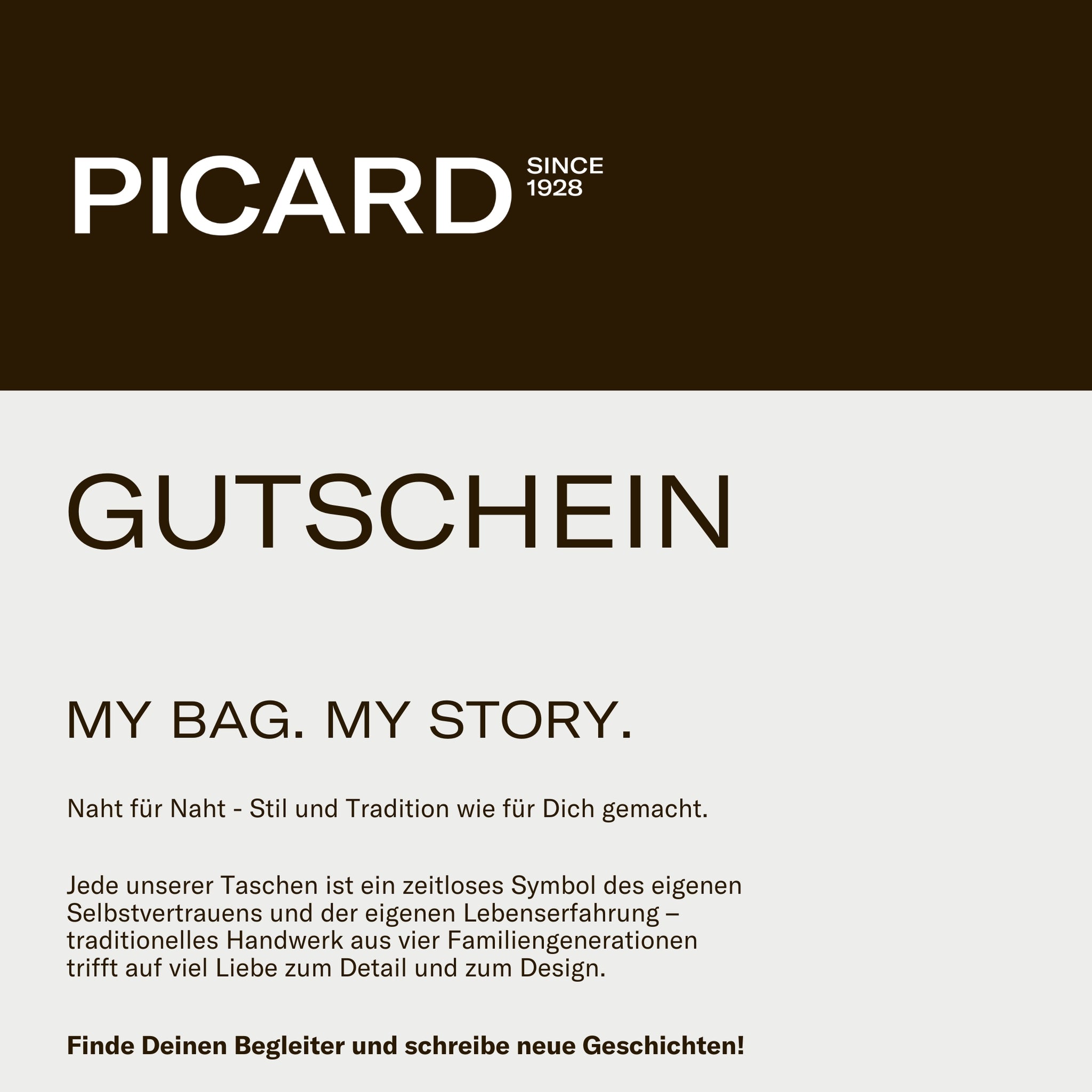 PICARD Geschenkgutschein | Gutschein für Handtaschen und mehr